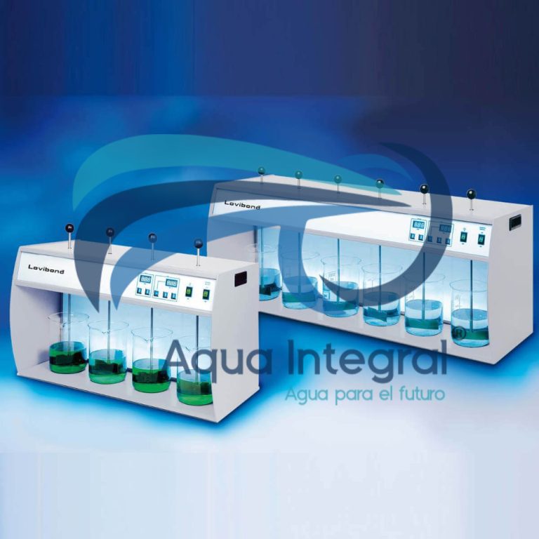 Floculador prueba de jarras de 4 puestos